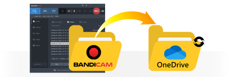 How To Automatically Upload Files To OneDrive Bandicam