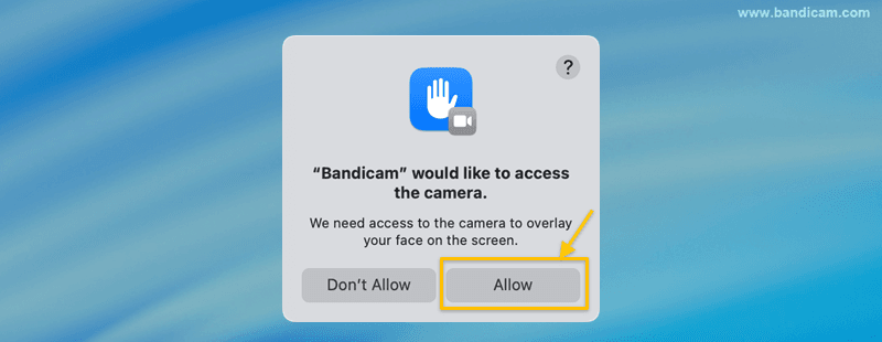 macOS Permissions & Setup Guide | Bandicam for Mac