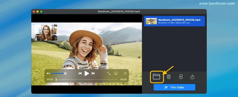 How to Manage the Bandicam Output Folder on Mac
