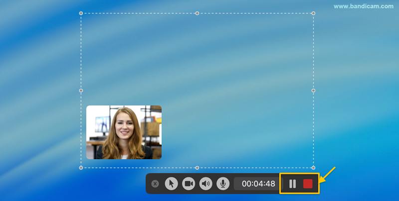 Enregistrer une zone sélectionnée de votre écran Mac | Bandicam
