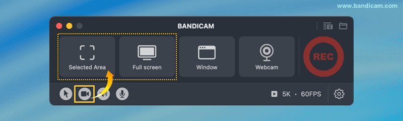 Record Screen and Webcam on Mac | Bandicam