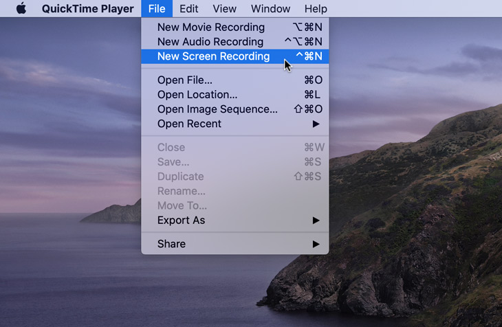 QuickTime Screen Recording with and without Audio