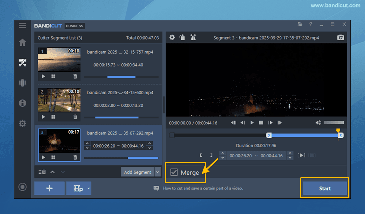 How to edit Bandicam videos with Bandicut